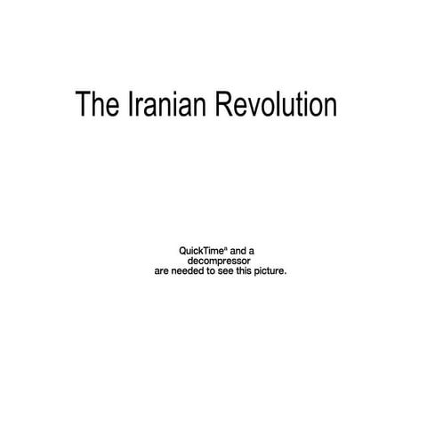 Iranian revolution | PPT