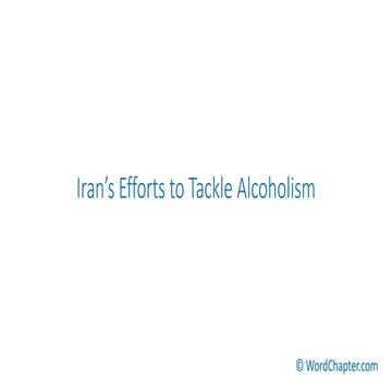 Iran’s efforts to tackle alcoholism | PDF | Alcoholic Beverages | Food ...