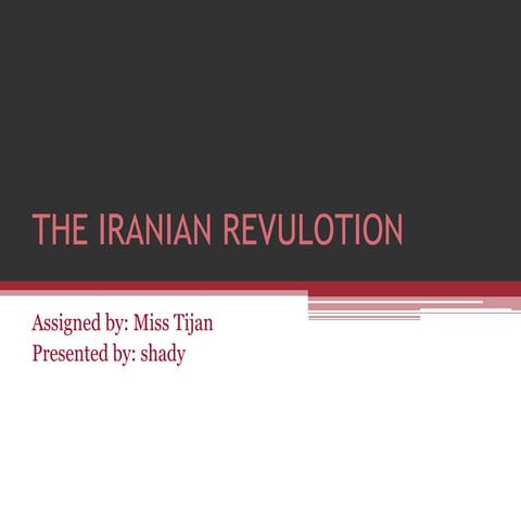 Iran’s revulotion (2014) uploaded | PPT