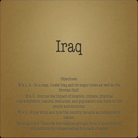 Iraq | PPT