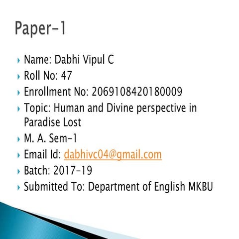 paper 1presentation | PPT