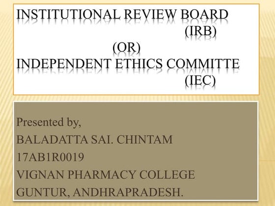 INSTITUTIONAL REVIEW BOARD (IRB/IEC).pptx