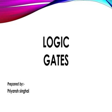 IMPLEMENTATION OF GATES USING DIODES | PPTX