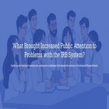 Public Attention on IRB System Problems: Key Trigger Explained | PDF