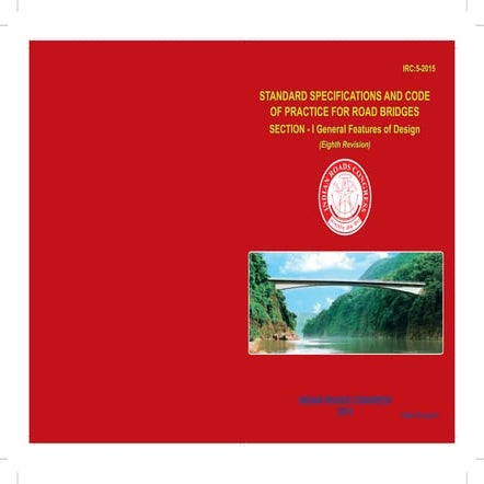 STANDARD SPECIFICATIONS AND CODE OF PRACTICE FOR ROAD BRIDGES | PDF