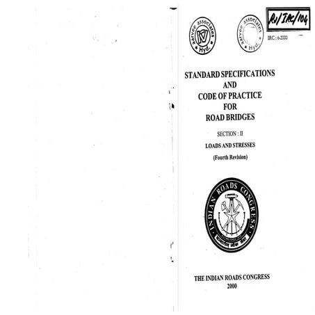 IRC-6-2000 irc code for highway projects | PDF