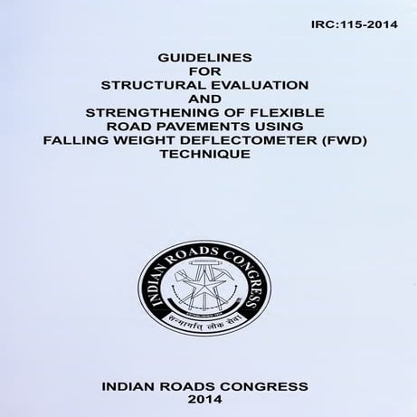 IRC115-2014 GUIDELINES FOR STRUCTURAL EVALUATION AND STRENGTHENING OF ...