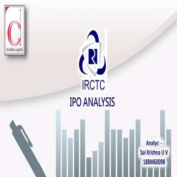 IRCTC IPO ANALYSIS | PPT