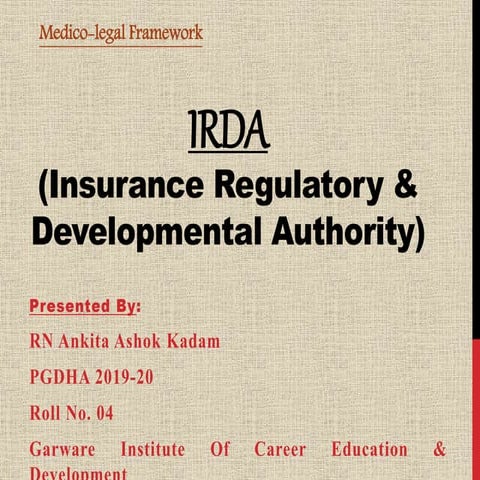 IRDA | PPT