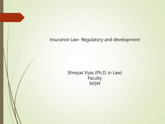 IRDA | PPTX | Insurance | Personal Finance