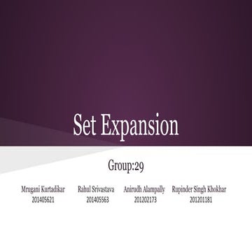 Ire set expansion | PDF