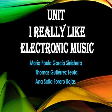 I really like electronic music .pptx