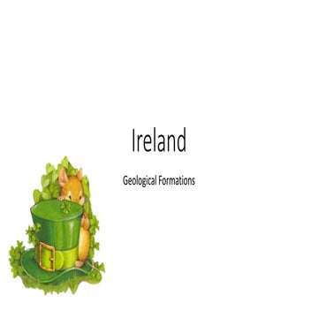 Many landforms of Ireland | PPTX