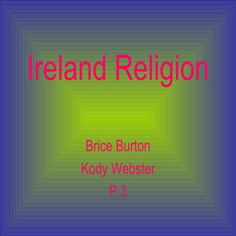 Ireland Religion | PPT