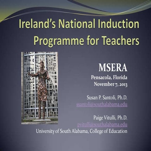 Ireland's National Induction Programme for Teachers | PPTX