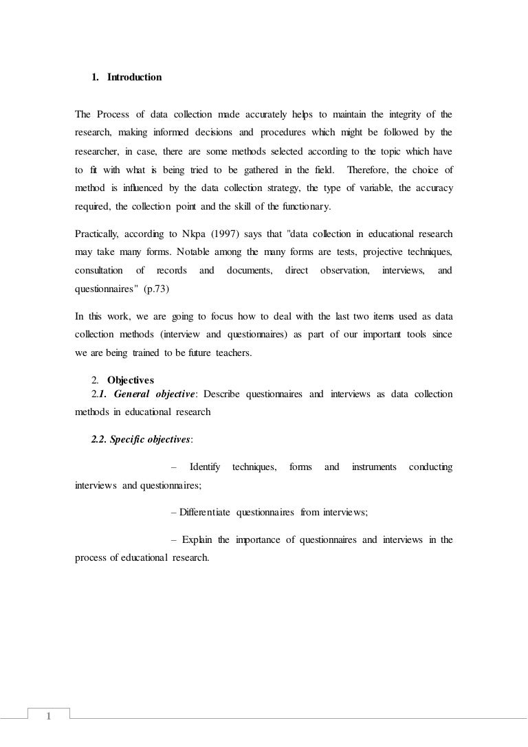 Ppt Data Collection Tools Interview And Questionnaire