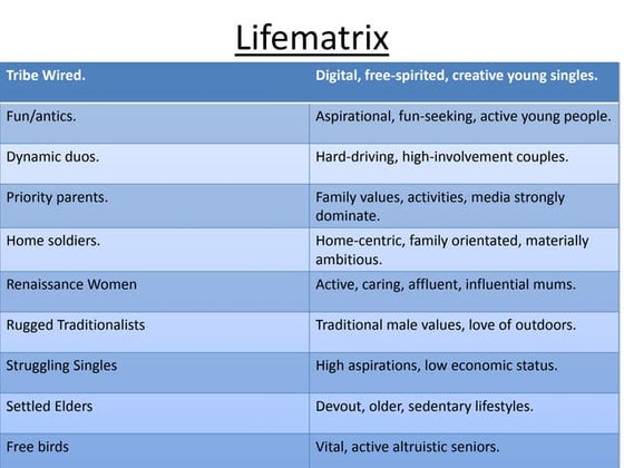 Audience classifications DL | PPTX