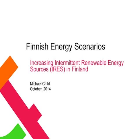 Increasing Intermittent Renewable Energy Sources in Finland | PPTX