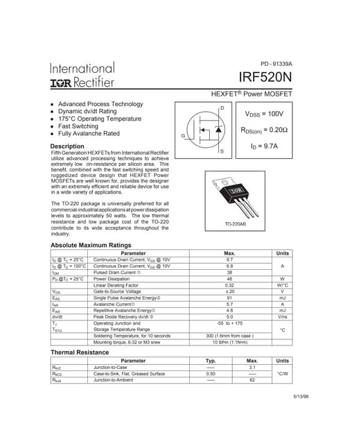 Original N-CHANNEL MOSFET MDF11N65B 11N65 11A 650V TO-220F Magnachip | PDF