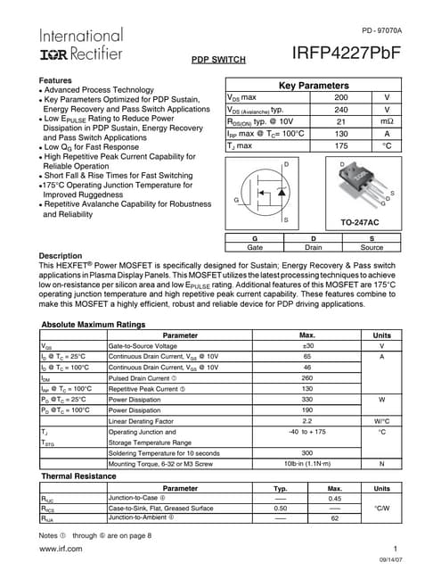 Original N-Channel Mosfet CEP83A3 30V 100A TO-220 New CET | PDF | Physics | Science