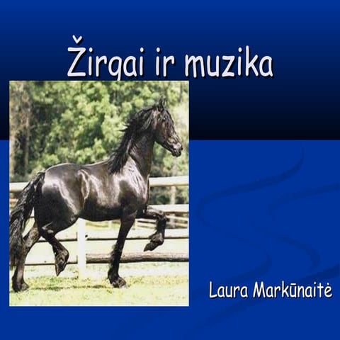 žIrgai ir muzika | PPT