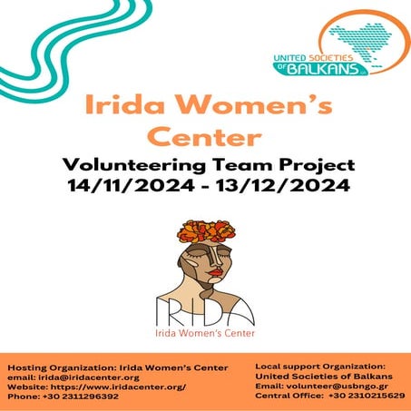 Irida Women's Center Infopack - volunteering in Greece | PDF | Free Download