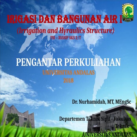 Irigasi Dan Bangunan Air Adalah Cabang Dari Teknik Sipil Pptx