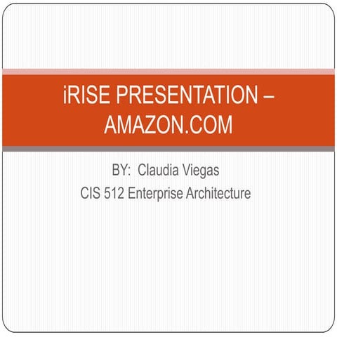 I Rise Presentation – Amazon | PPTX