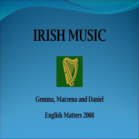 Irish Music project | PPT