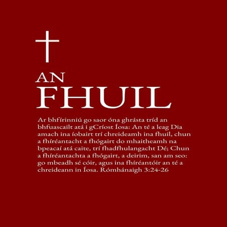 Irish (Gaeilge) - The Precious Blood of Jesus Christ - Fuil lómhar Íosa ...