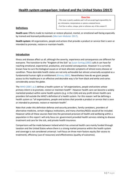 Health care system in Australia | PPTX