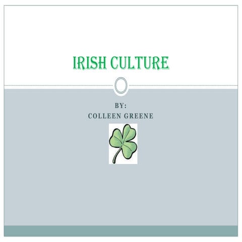 Irish Culture | PPTX