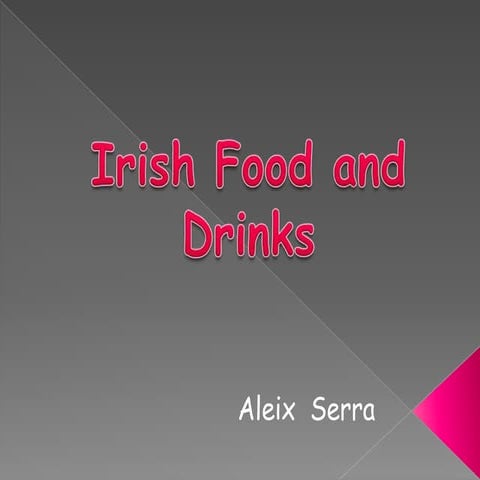 Irish food | PPTX