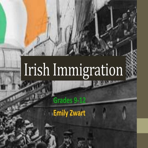 Irish Immigration | PPTX
