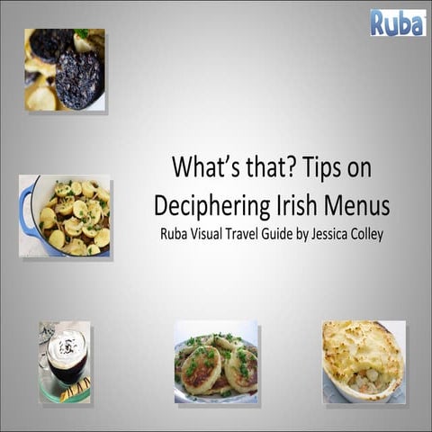 Irish Menu | PPT