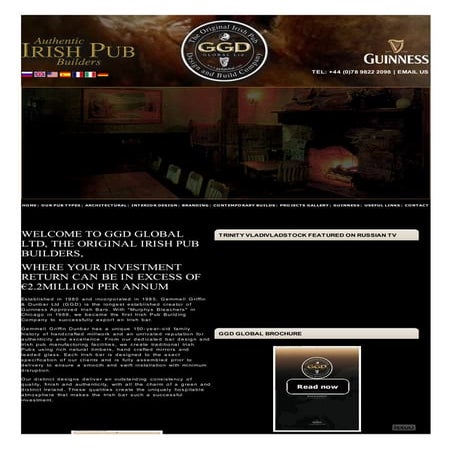 GGD Global - Irish Pub Design | PDF