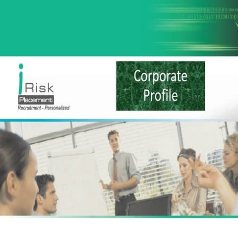 I Risk Placement Corporate Brochure V2 | PPT