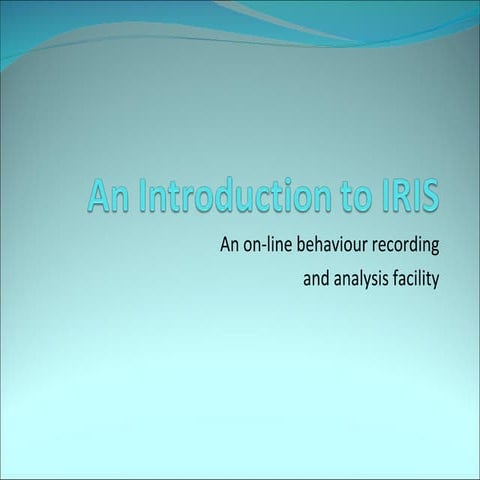 Iris Overview | PPT | Education