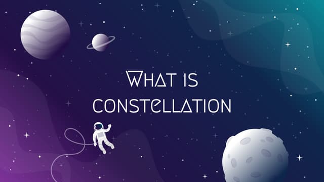 Constellation Ppt Ppt