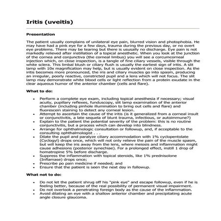 Iritis | DOC