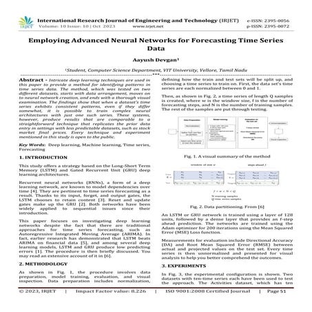 Employing Advanced Neural Networks For Forecasting Time Series Data Pdf