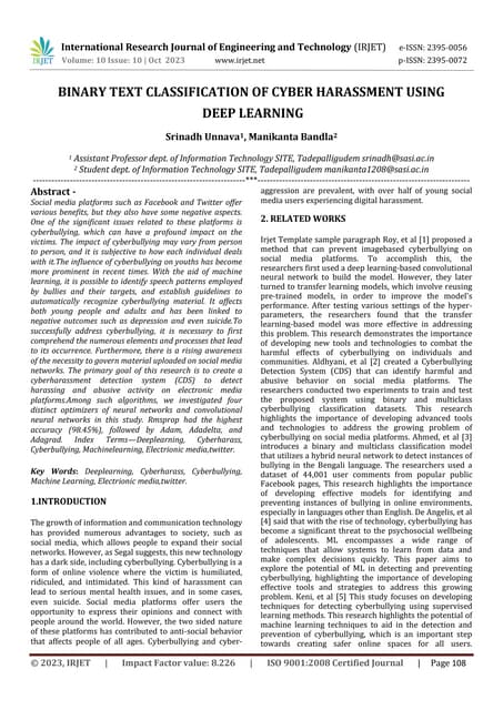 Initial PPT1.ppt for cyber bullying detection | PPTX