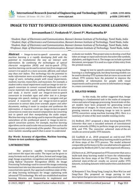 image caption generation using deep learning | PPTX