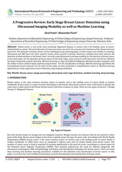 Breast Cancer Detection Using Machine Learning Approaches A