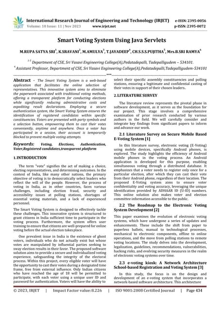 voting project mini project .pdf | Internet | Computing