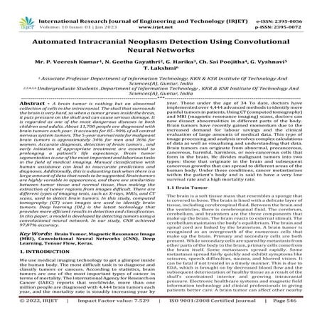Automated Intracranial Neoplasm Detection Using Convolutional Neural