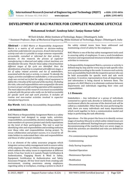 C.003 task based risk assessment | PDF