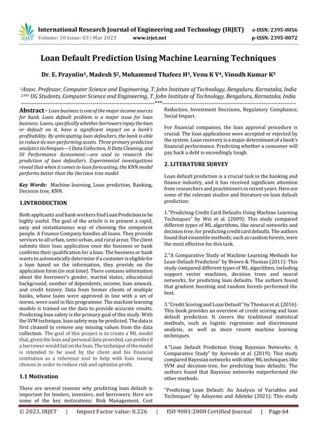 Loan approval prediction based on machine learning approach | PPT