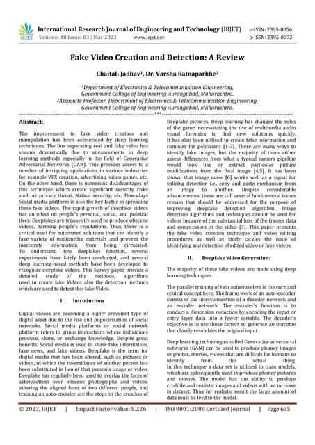 MINI PROJECT 2023 deepfake detection.pptx