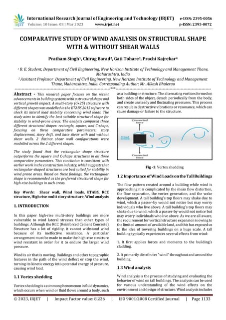Dynamic Wind Analysis of High-Rise Building | PDF | Civil Engineering Industry | Industries